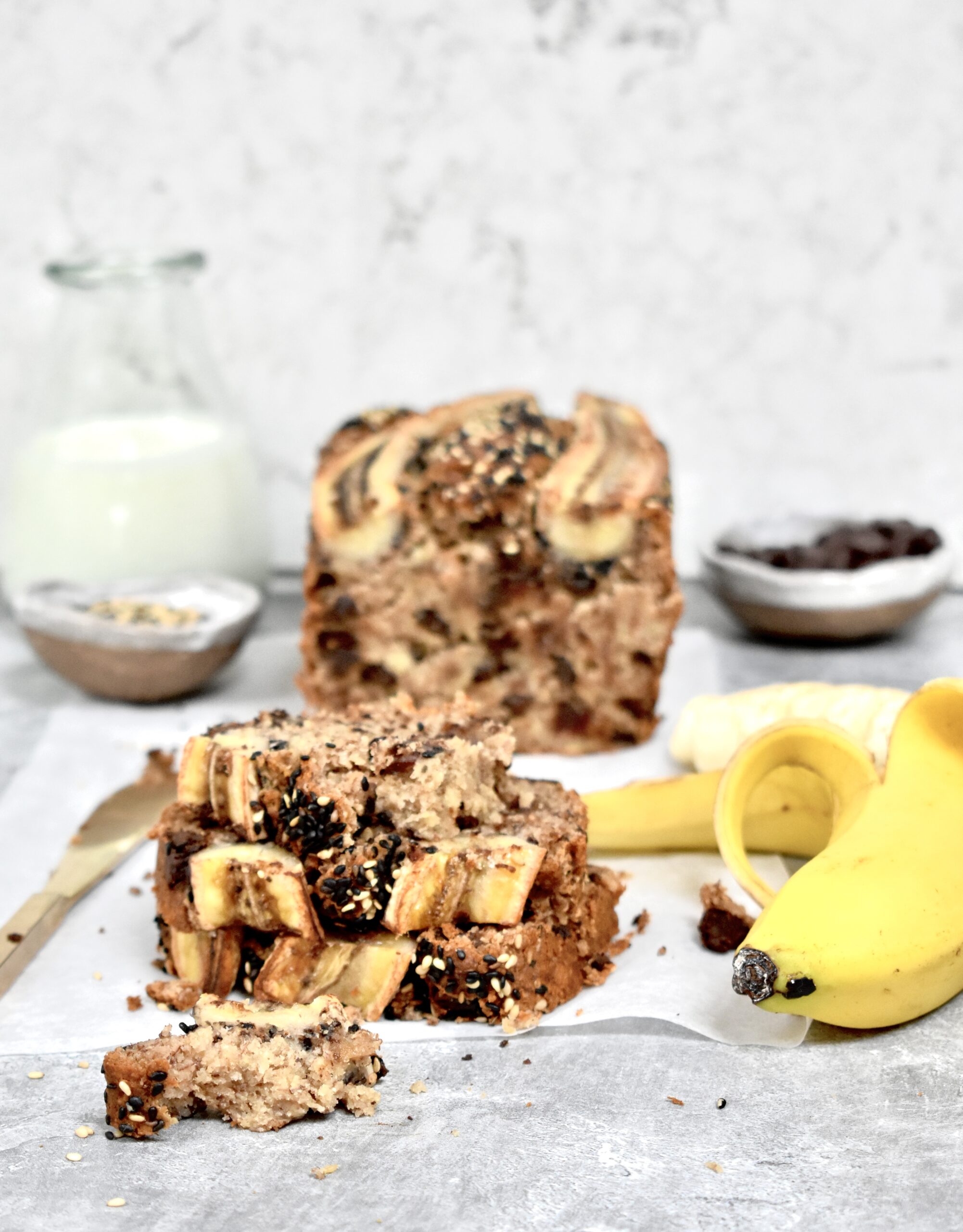 Tahini choc-chip banana bread by Eve Kalinik - Nutritional Therapist ...